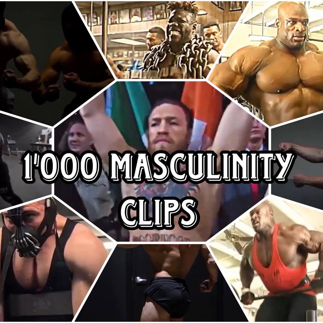 Masculinity Clips (1'000 Clips+ High Quality) - Etsy