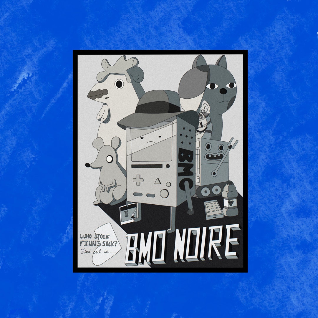 BMO Noire Print - Etsy