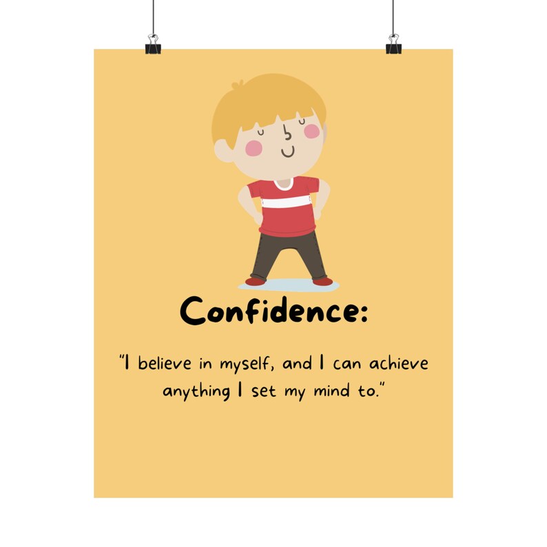Confidence Boost Affirmation Poster for Daily Inspiration - Etsy