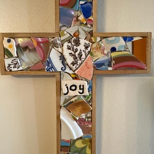 Mosaic Cross Multi Colors - Etsy
