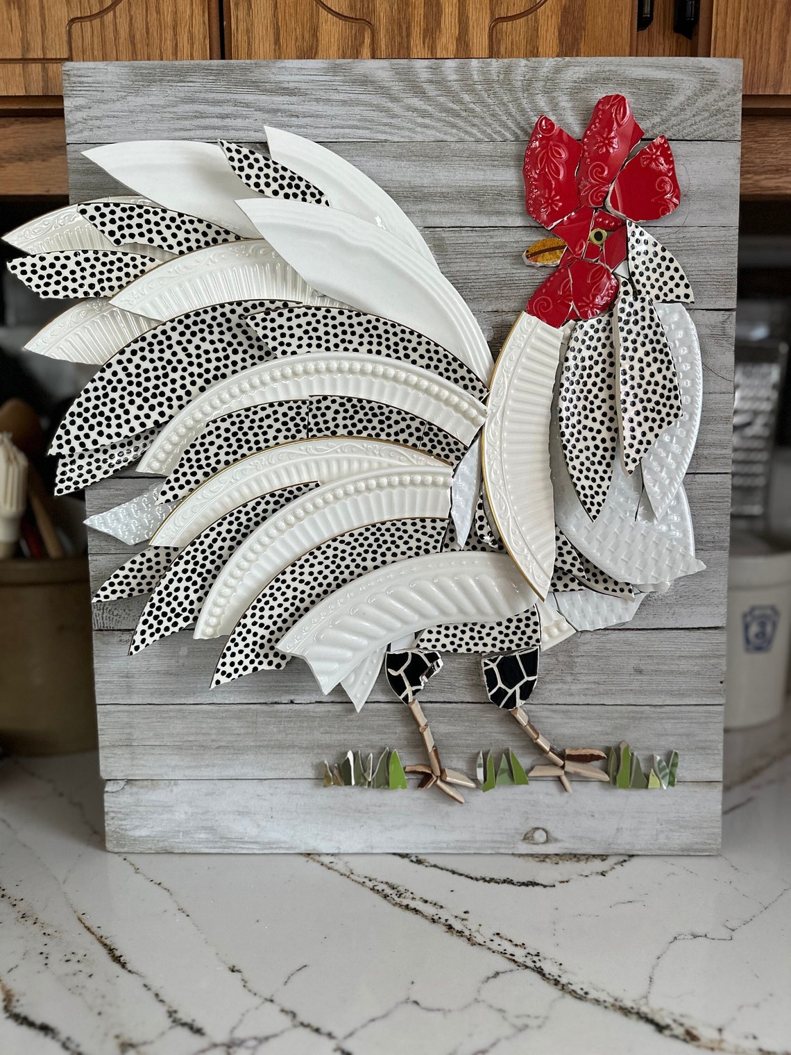 Farmhouse Rooster for Kitchen Decor for Rooster Collectors for Gifts on ...