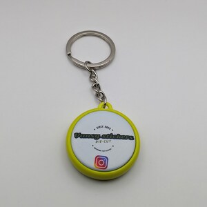 Custom Double Sided Keychain - Etsy