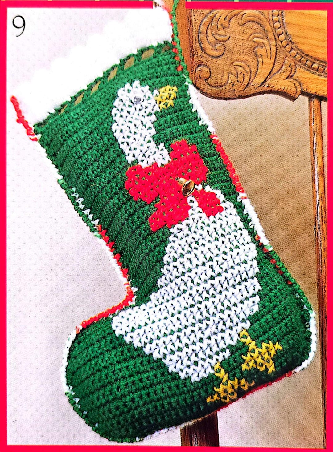PDF CROCHET PATTERN: Vintage Duck Christmas Stockings Crochet Pattern ...