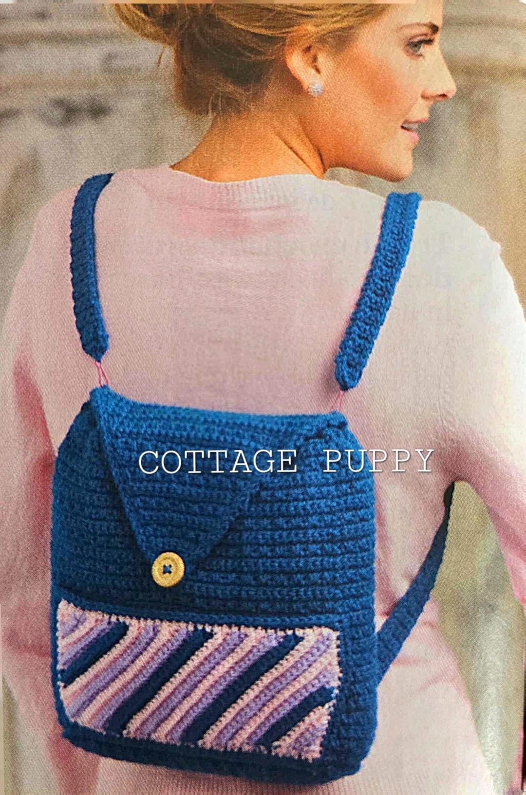 PDF CROCHET PATTERN: Early 2000s Backpack to Purse Crochet Pattern ...