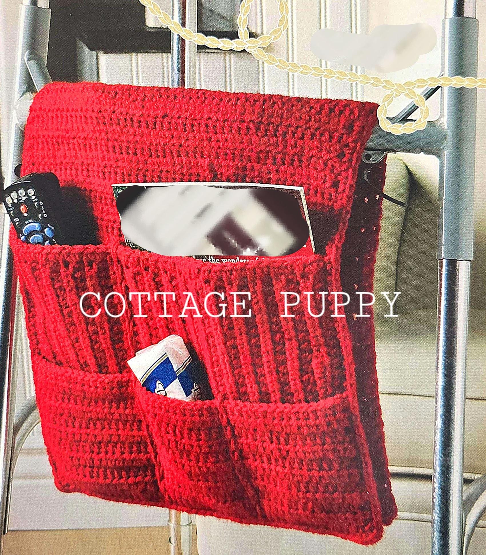 PDF CROCHET PATTERN: Walker Caddy Basket Crochet Pattern, Basket ...