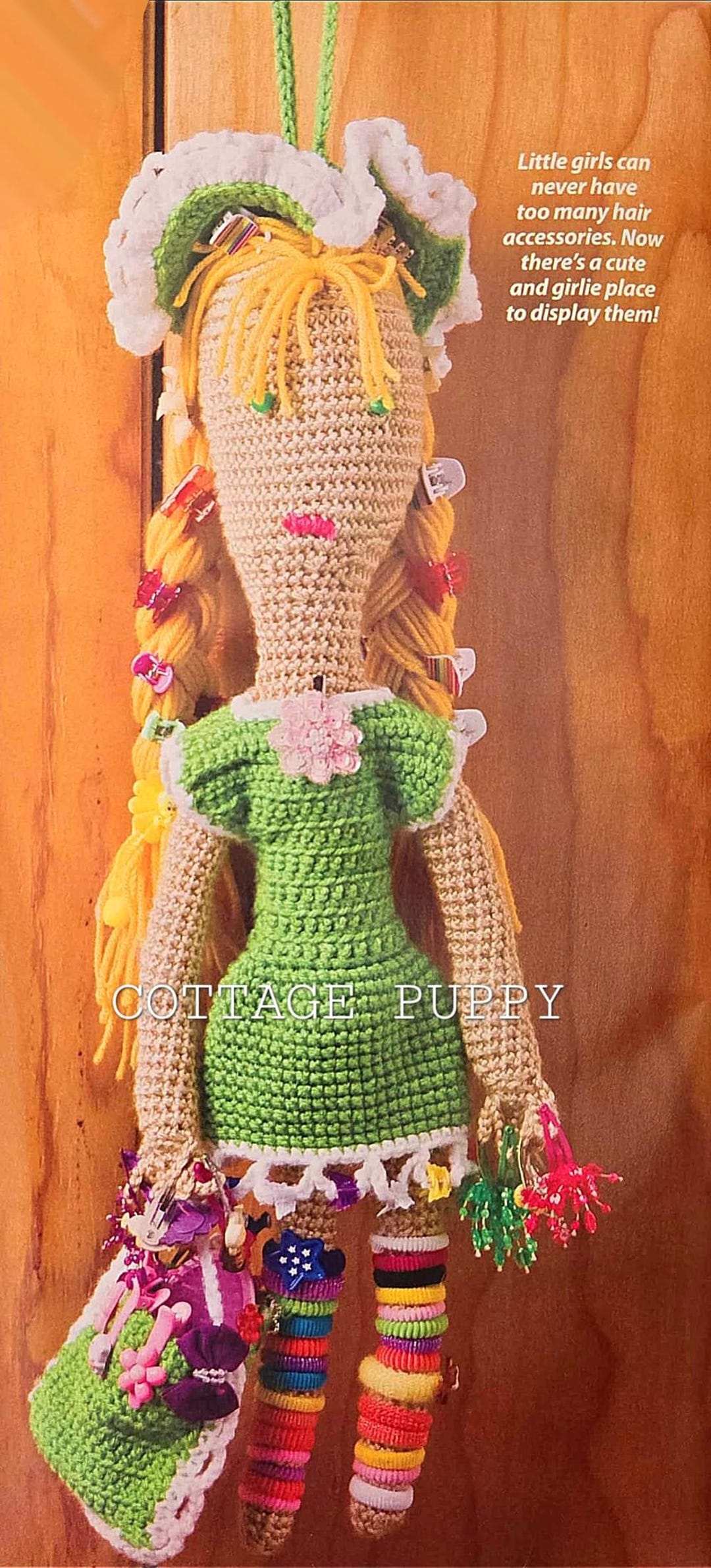 PDF CROCHET PATTERN: Girlie Girl Doll Jewelry Organizer Crochet Pattern ...