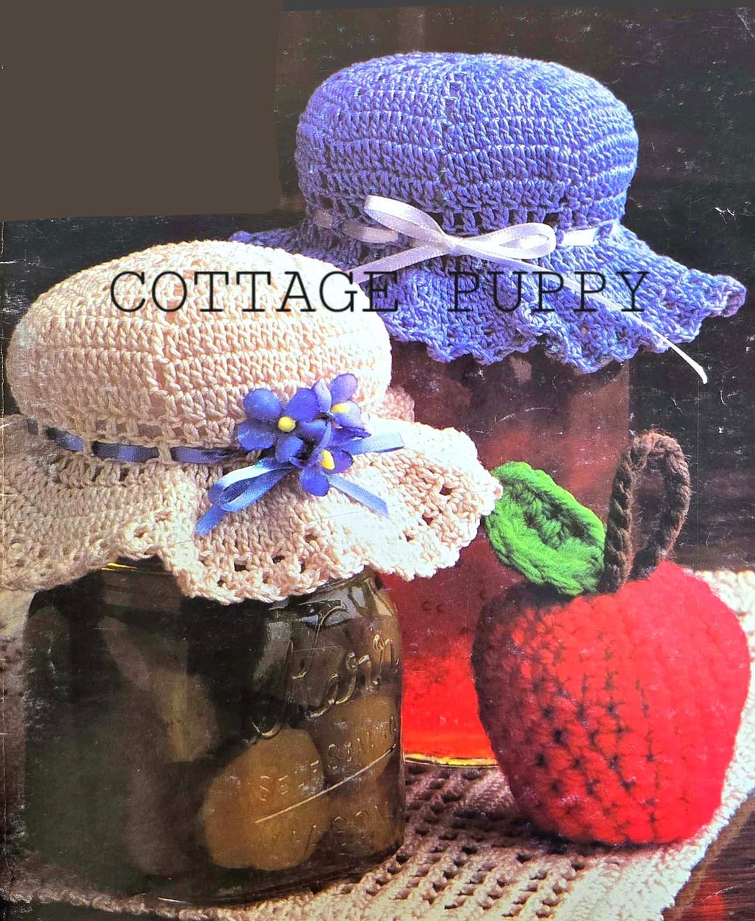 PDF CROCHET PATTERN: 1987 Jar Bonnets Crochet Pattern, Download Crochet ...