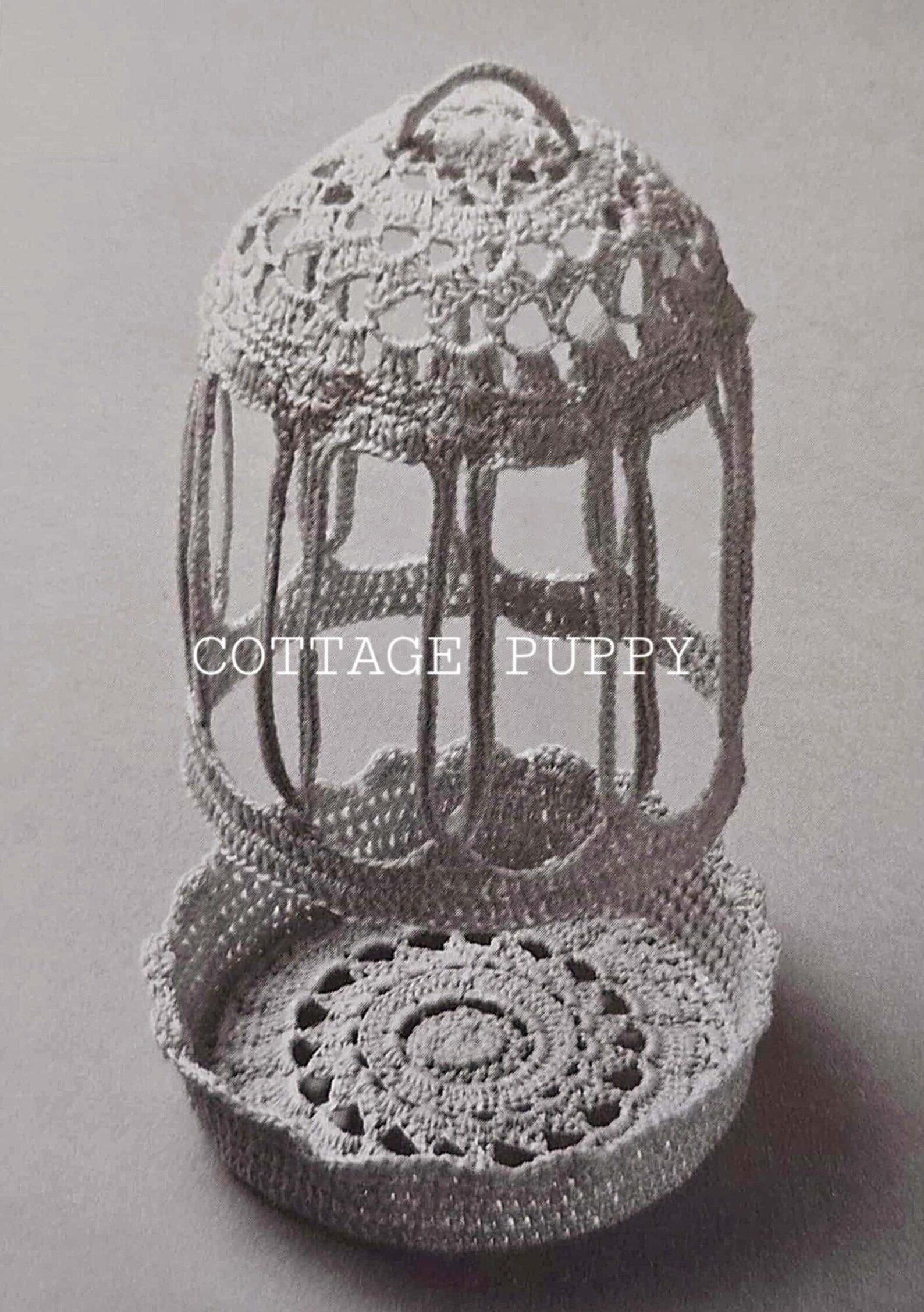 PDF CROCHET PATTERN: 1991 Bird Cage Decor Crochet Pattern, Vintage ...