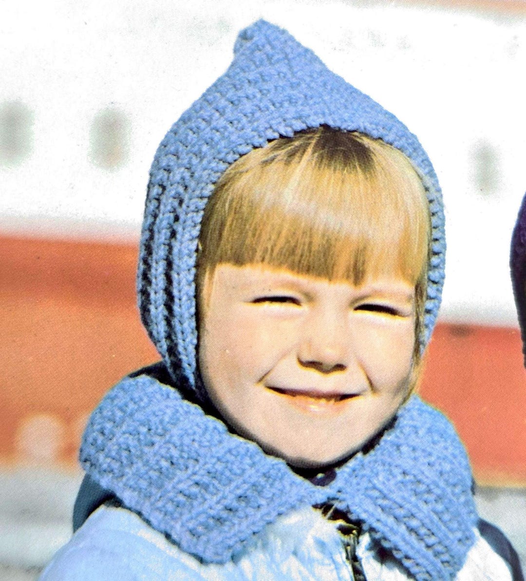 PDF KNIT PATTERN: Pixie Hood for Women and Children Knit Pattern, Women ...