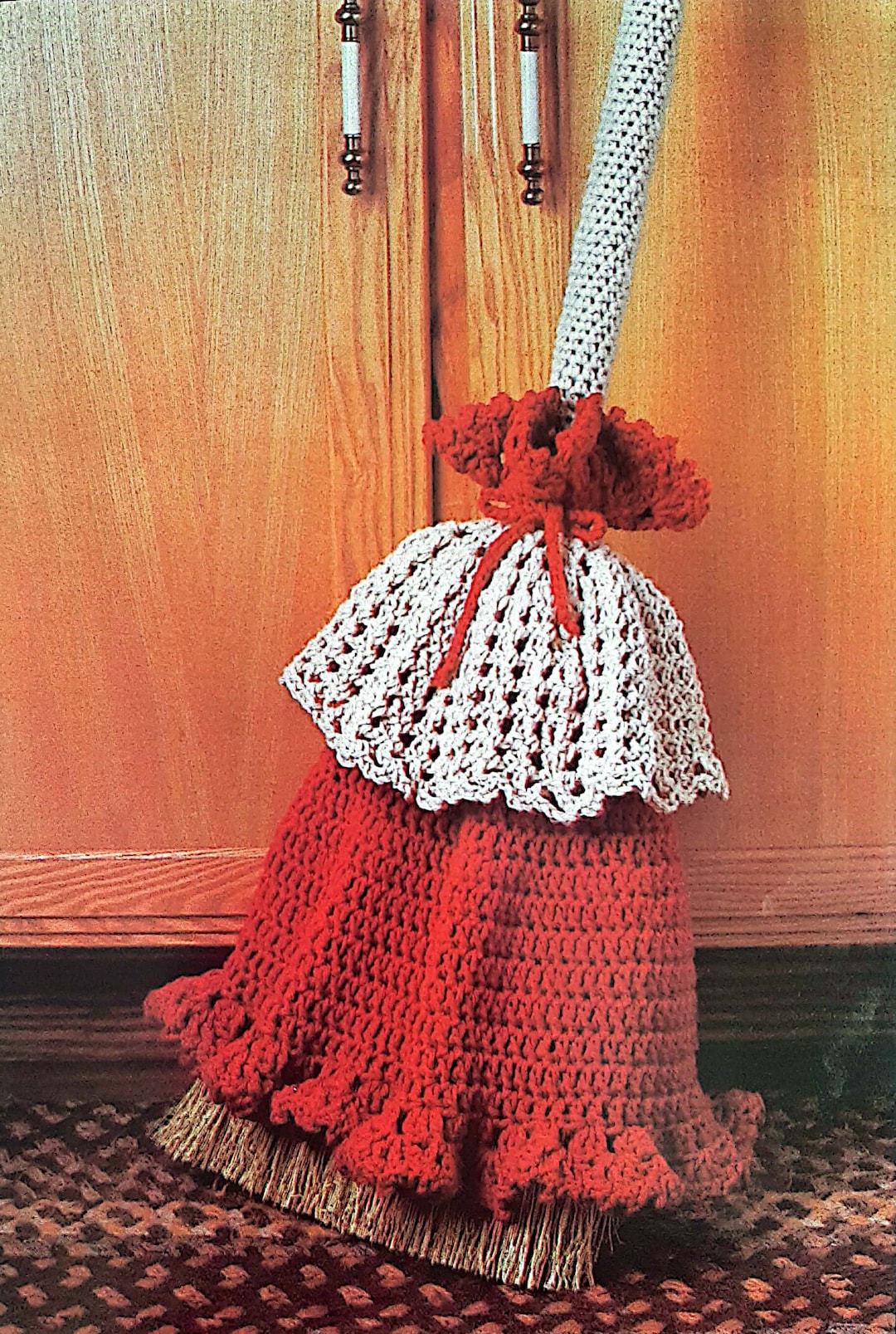 PDF CROCHET PATTERN: 1987 Broom Cover Crochet Pattern, Vintage Crochet ...