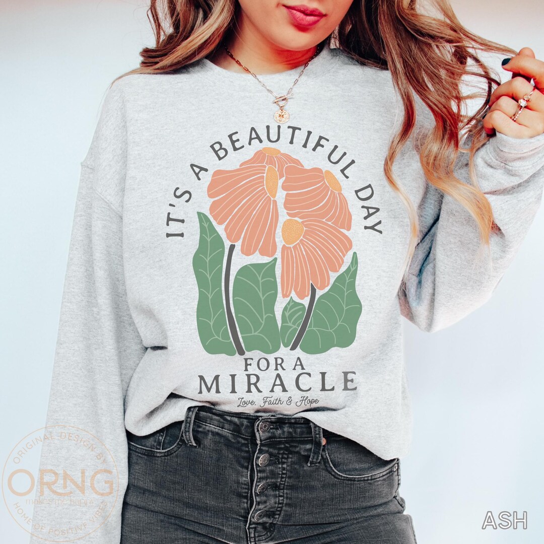 IVF Miracle Sweatshirt, Fertility Gift for Embryo Transfer IUI Egg ...