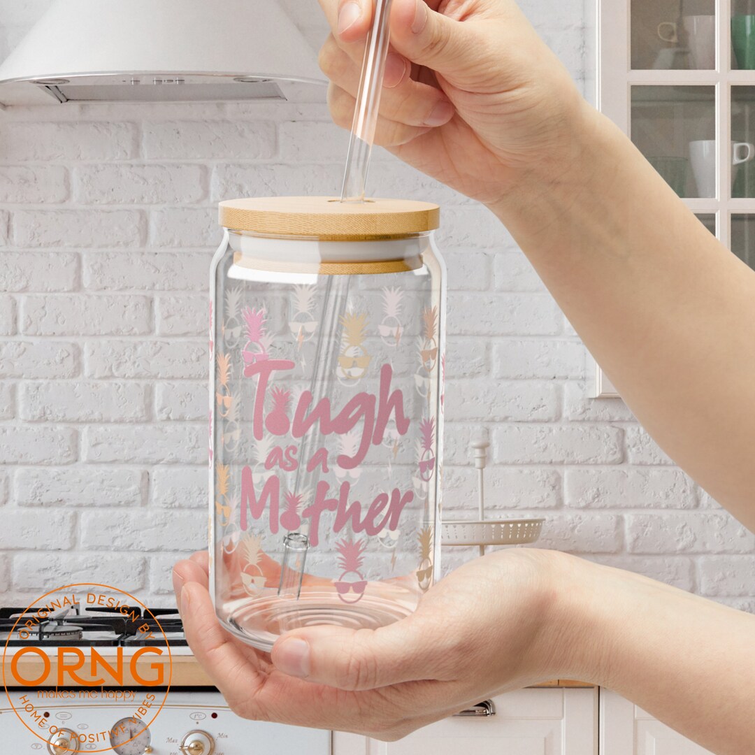 IVF Pineapple Tough as a Mother Sipper Glass, IVF Gifts, Infertility ...