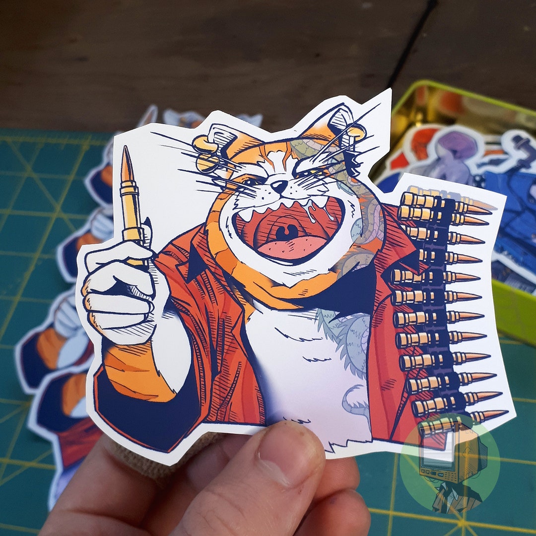 Original Sci-fi Sticker - Etsy