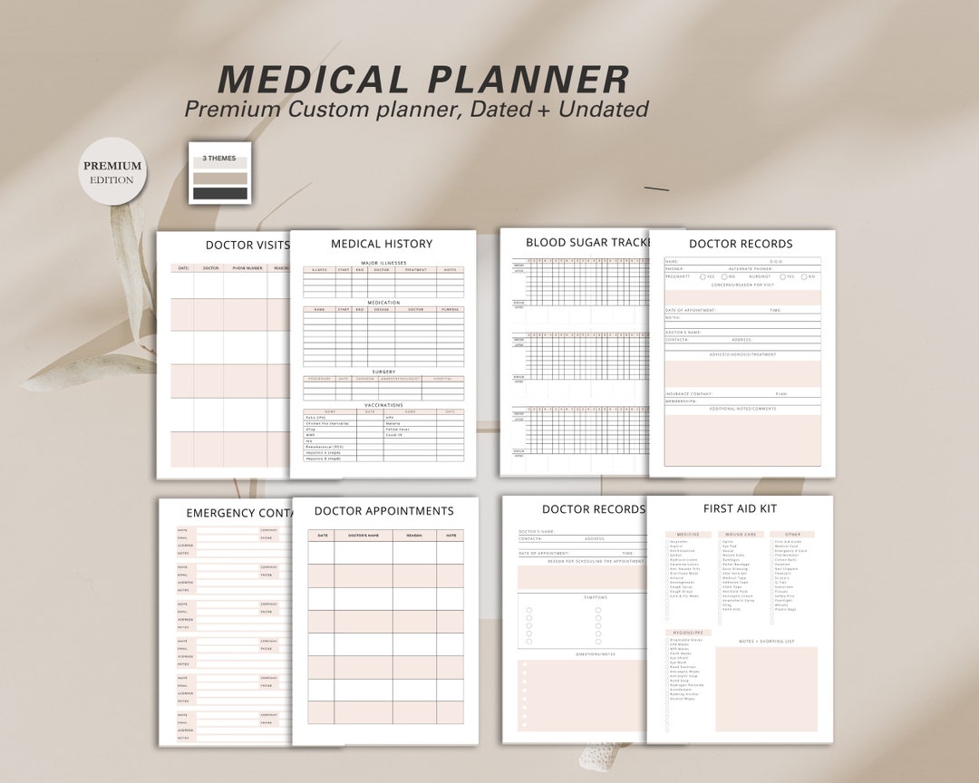 Medical Planner, Doctor Appointment Scheduler, Health Tracker, Digital ...