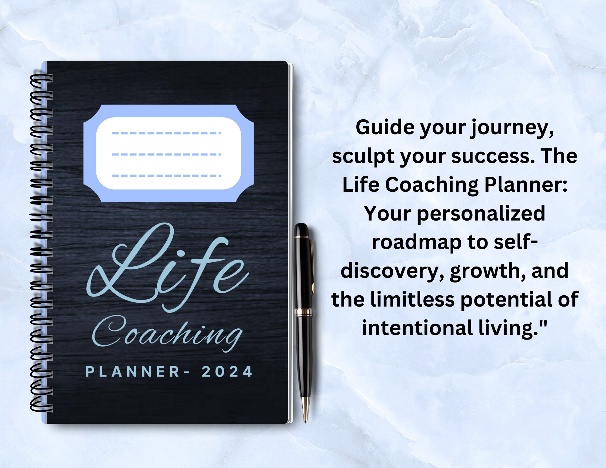 Life Coach Planner, Goal Setting Organizer, Daily Planner, Productivity ...