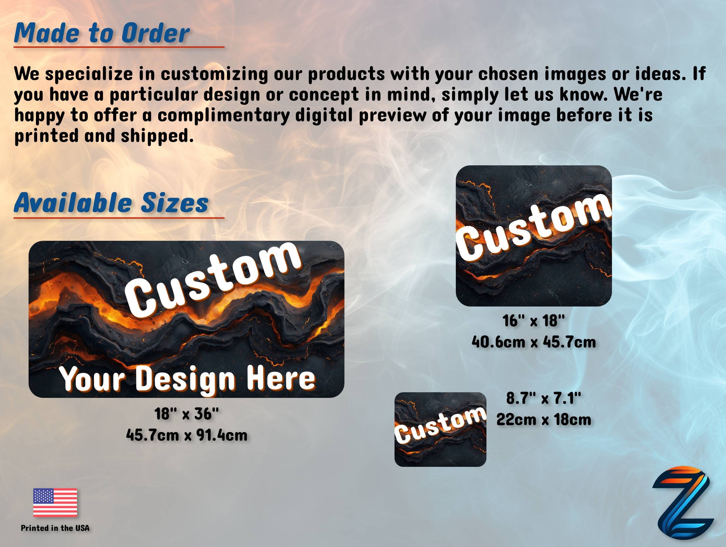 Custom Mouse Pad Personalized Mouse Pad Custom Large Mouse Pad Custom ...