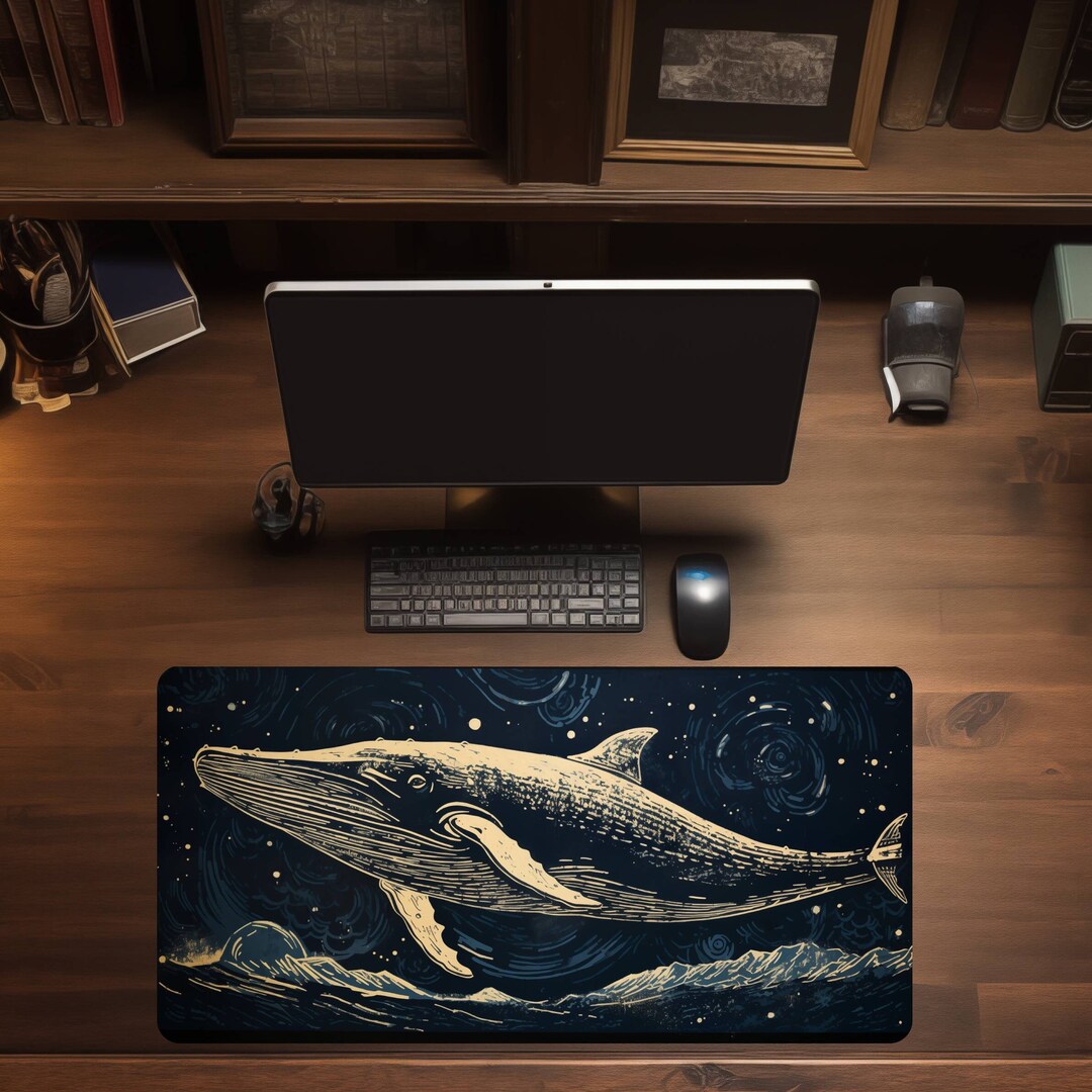 Whale Large Mouse Pad Gamer Desk Mat Whale Desk Pad Whale Deskmat Whale ...