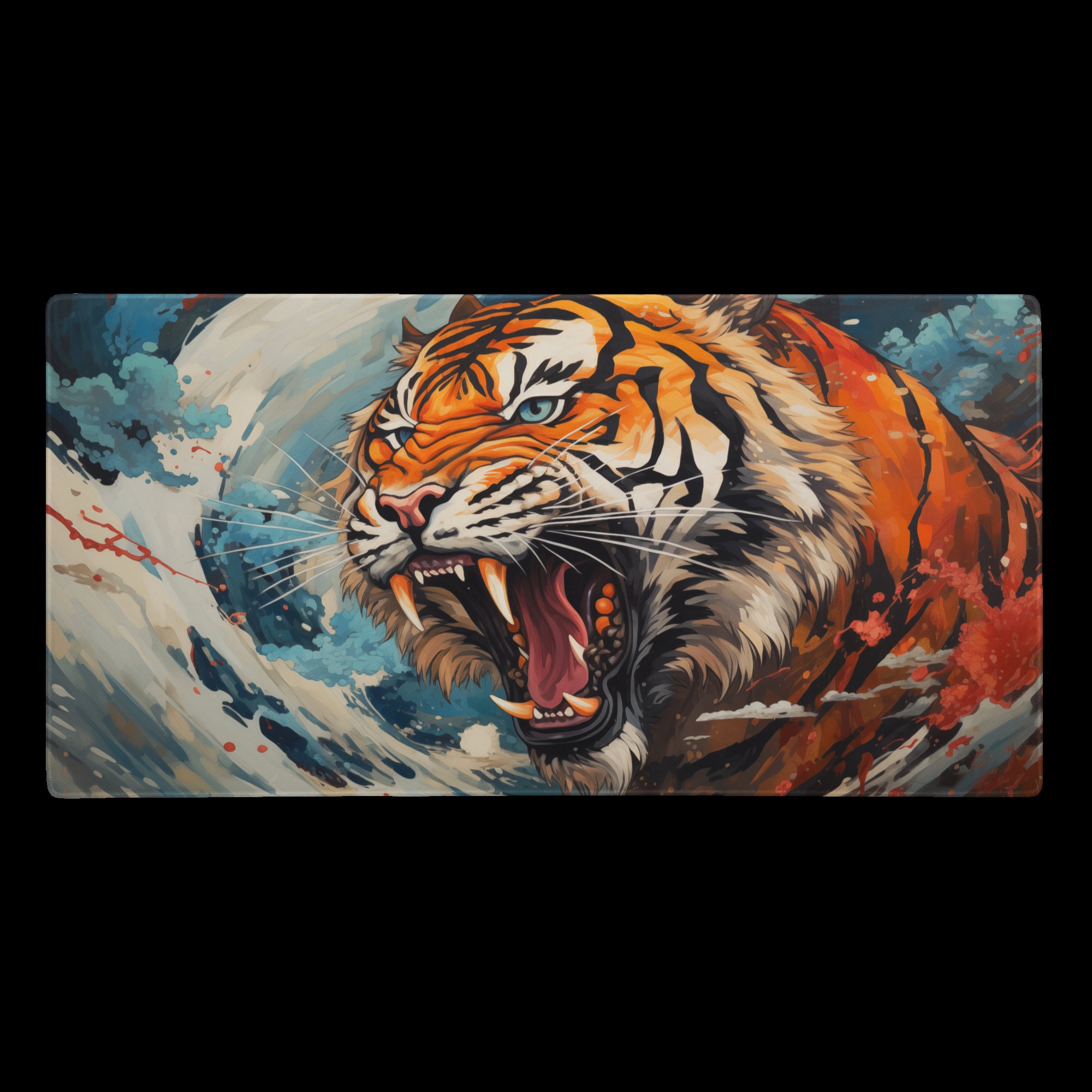 Tiger Large Mouse Pad Gamer Desk Mat Tiger Desk Pad Tiger Deskmat Tiger ...