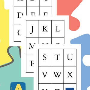 Alphabets All Capitals - Cut Out - Etsy