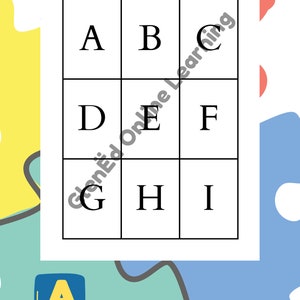 Alphabets All Capitals - Cut Out - Etsy