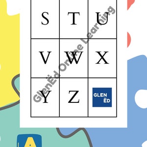 Alphabets All Capitals - Cut Out - Etsy