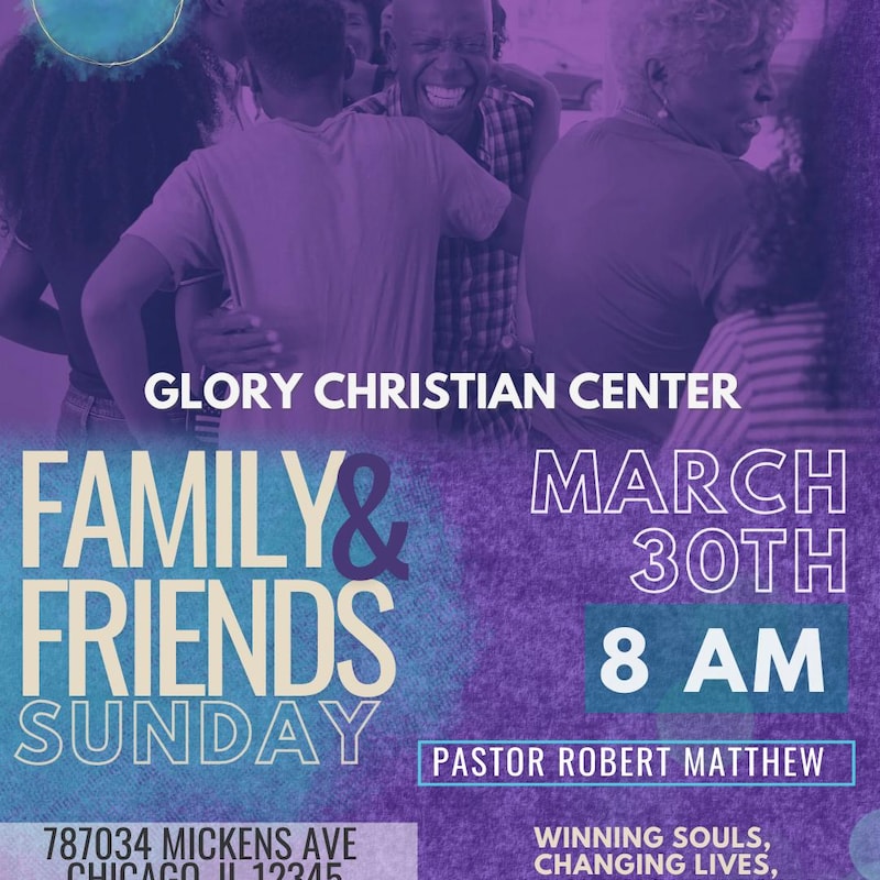Family and Friends Day Church Program - Etsy