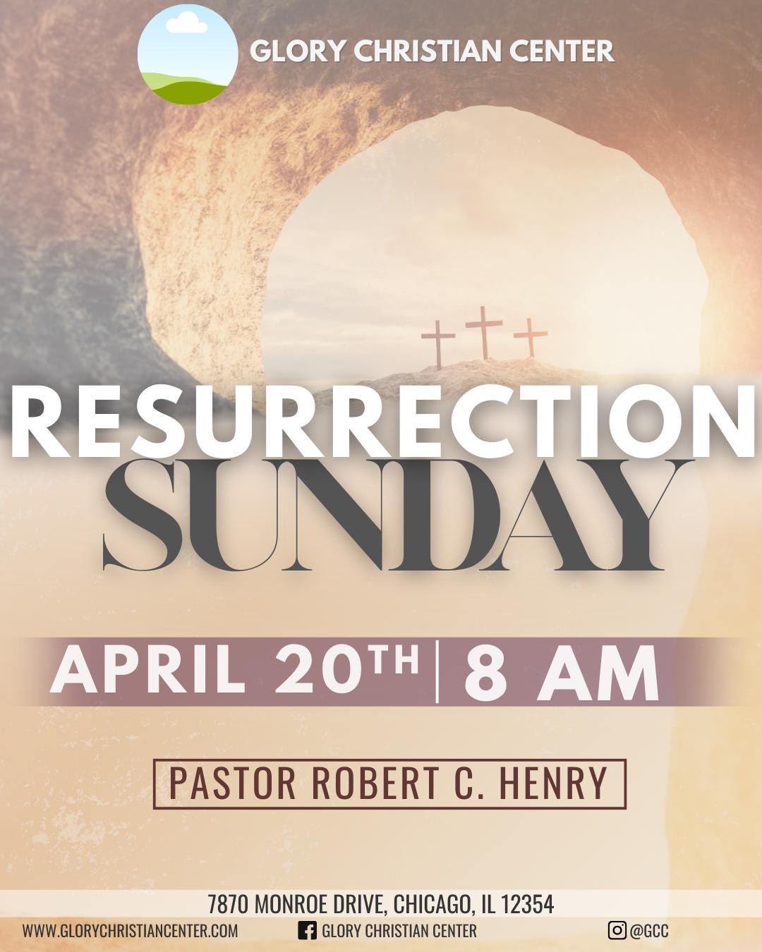 Resurrection Sunday Flyer - Etsy