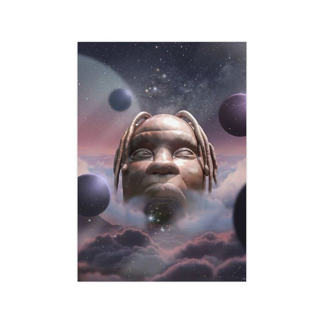 Travis Scott Premium Poster Wallpaper - Etsy