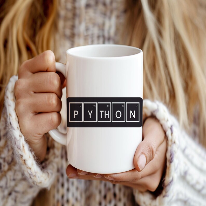 Python SVG Art Minimalist Design STEM Printable Geeky Decor Digital ...