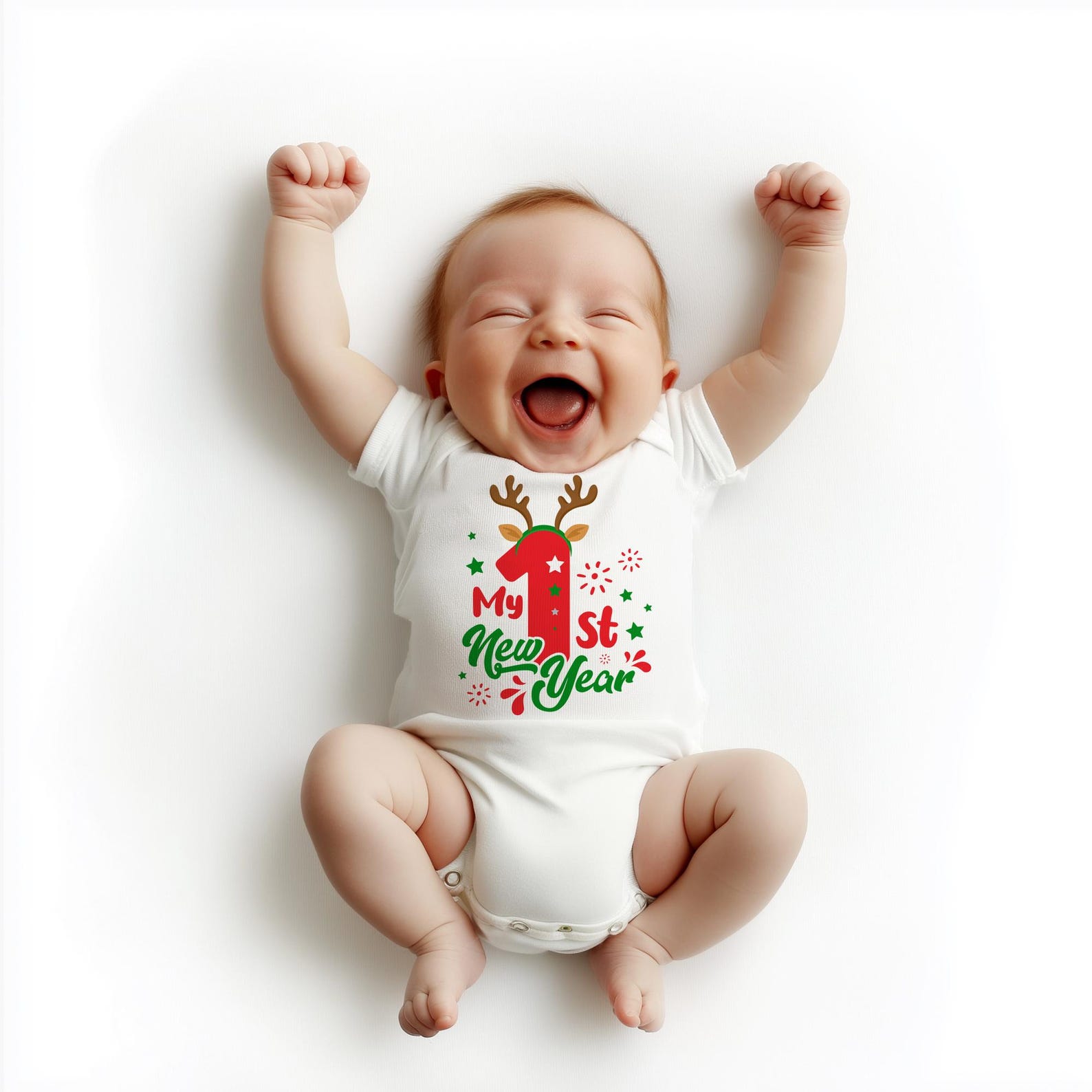My 1st New Year SVG | Baby’s First New Year Clipart | Holiday Digital ...
