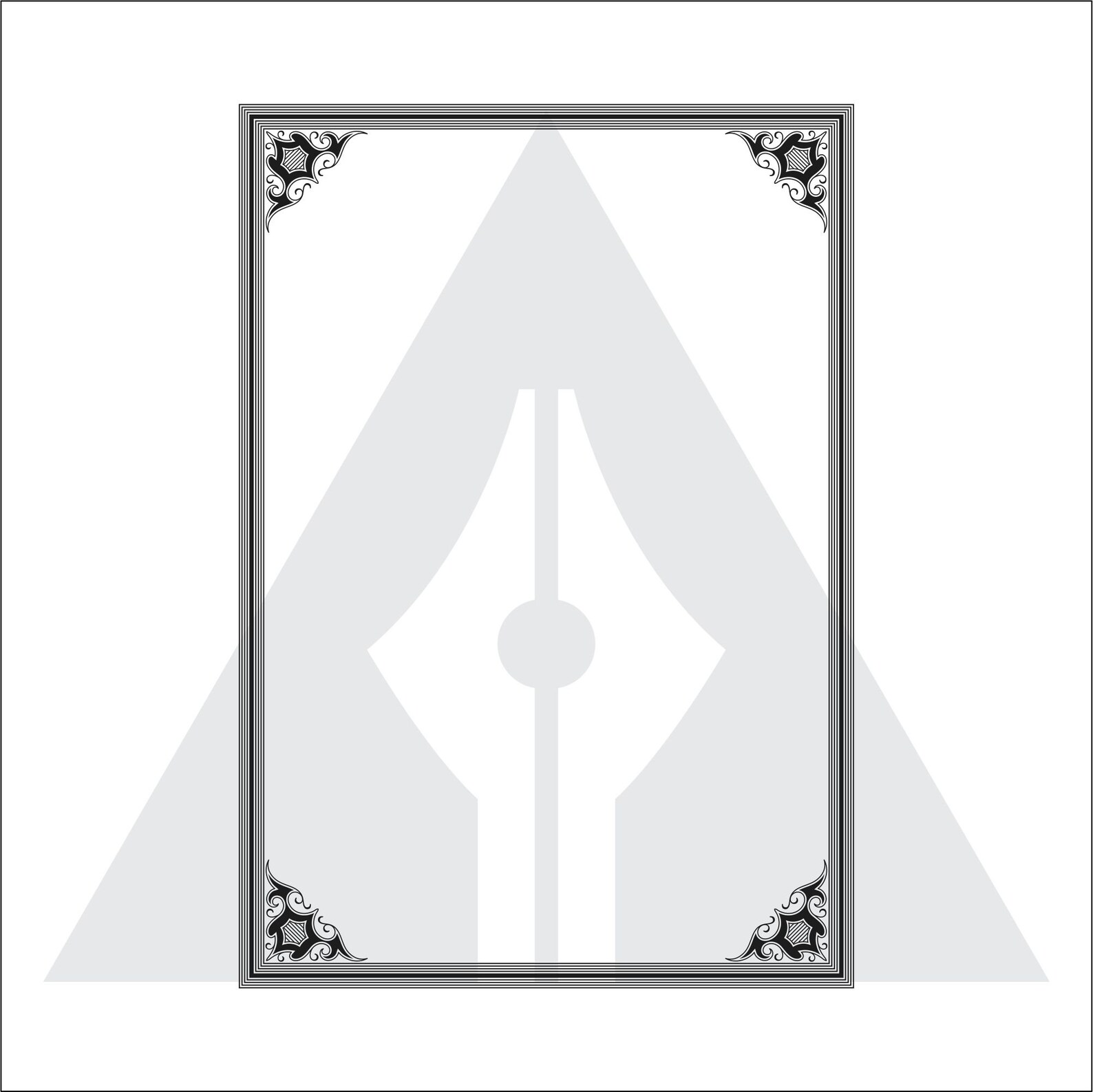 20 Frame Border SVG Bundle, Rectangle Frame SVG Bundle: Double Frame ...