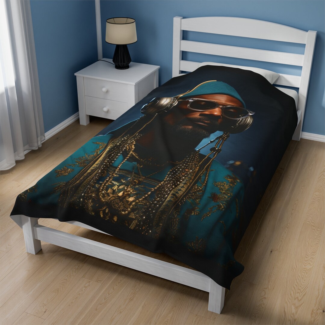 Snoop Dogg Plush Blanket, Goat, King, Hip Hop, Rapper, Music, La, Cali ...