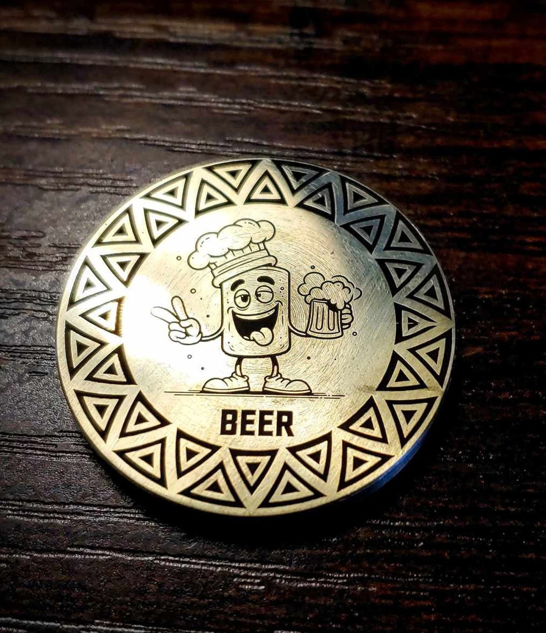 Decision Coin Drink Shot or Beer Toss Coin Flip Coin Custom Brass Coin ...