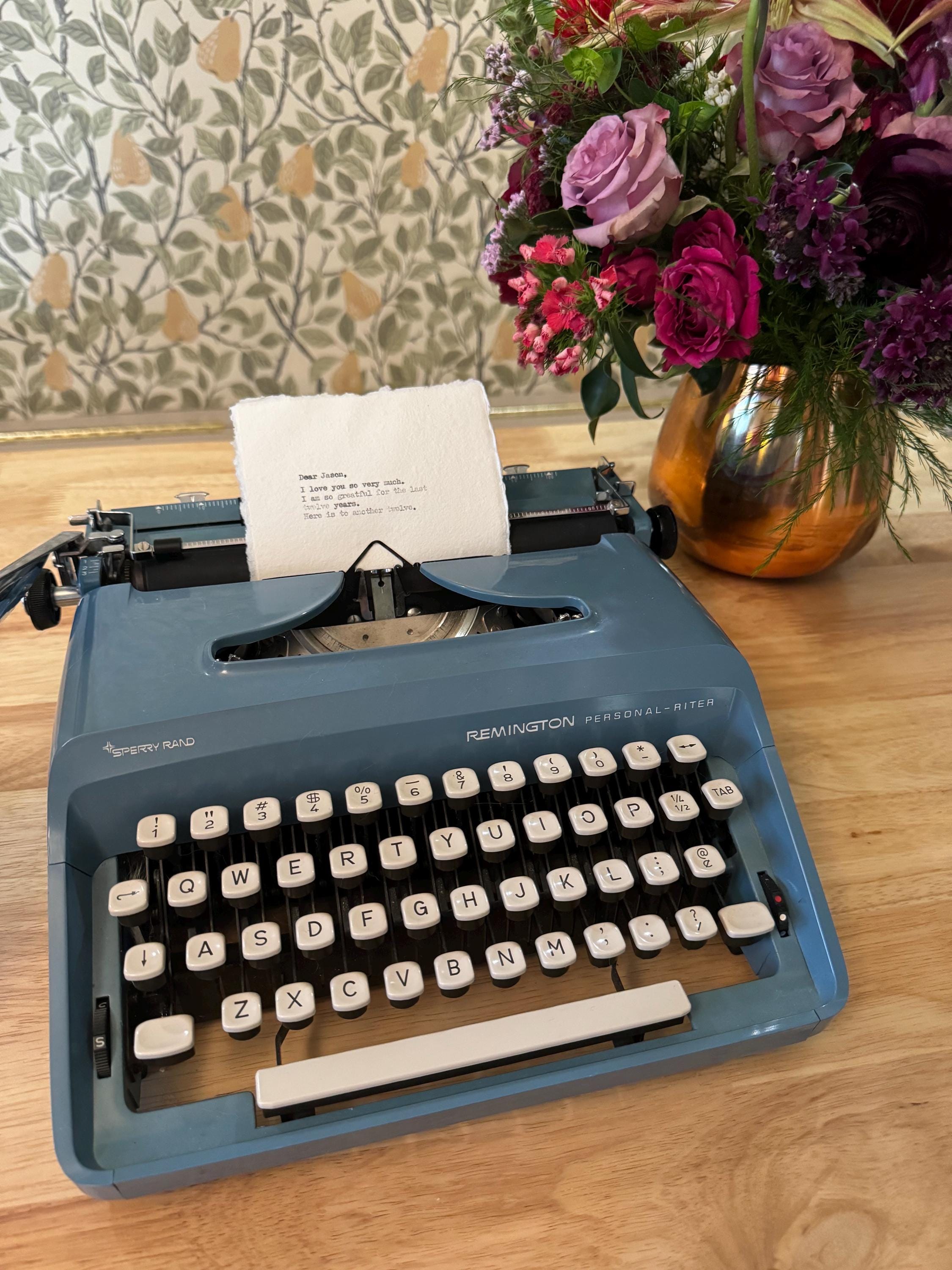 Custom Typewriter Art - Etsy