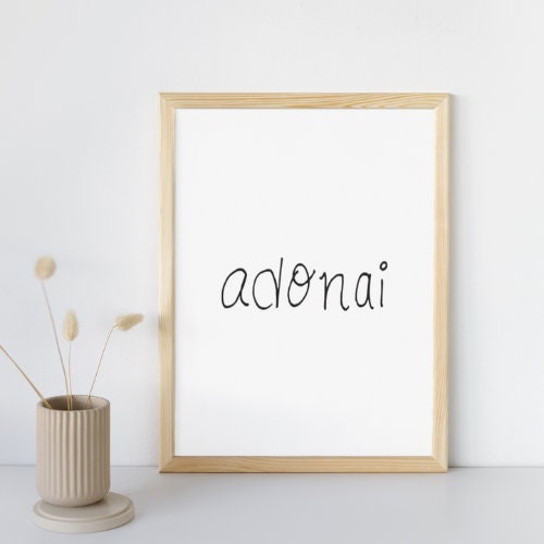 Adonai Svg, Adonai Png Jpg, Digital Files, Adonai, Faith, Christian ...