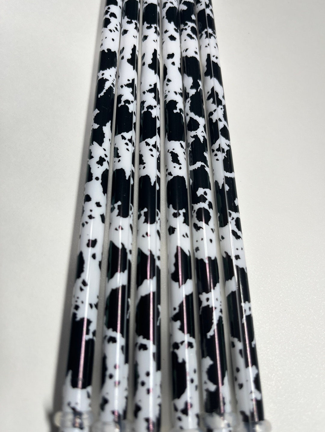 10" Cow Reusable Plastic Straw - Etsy
