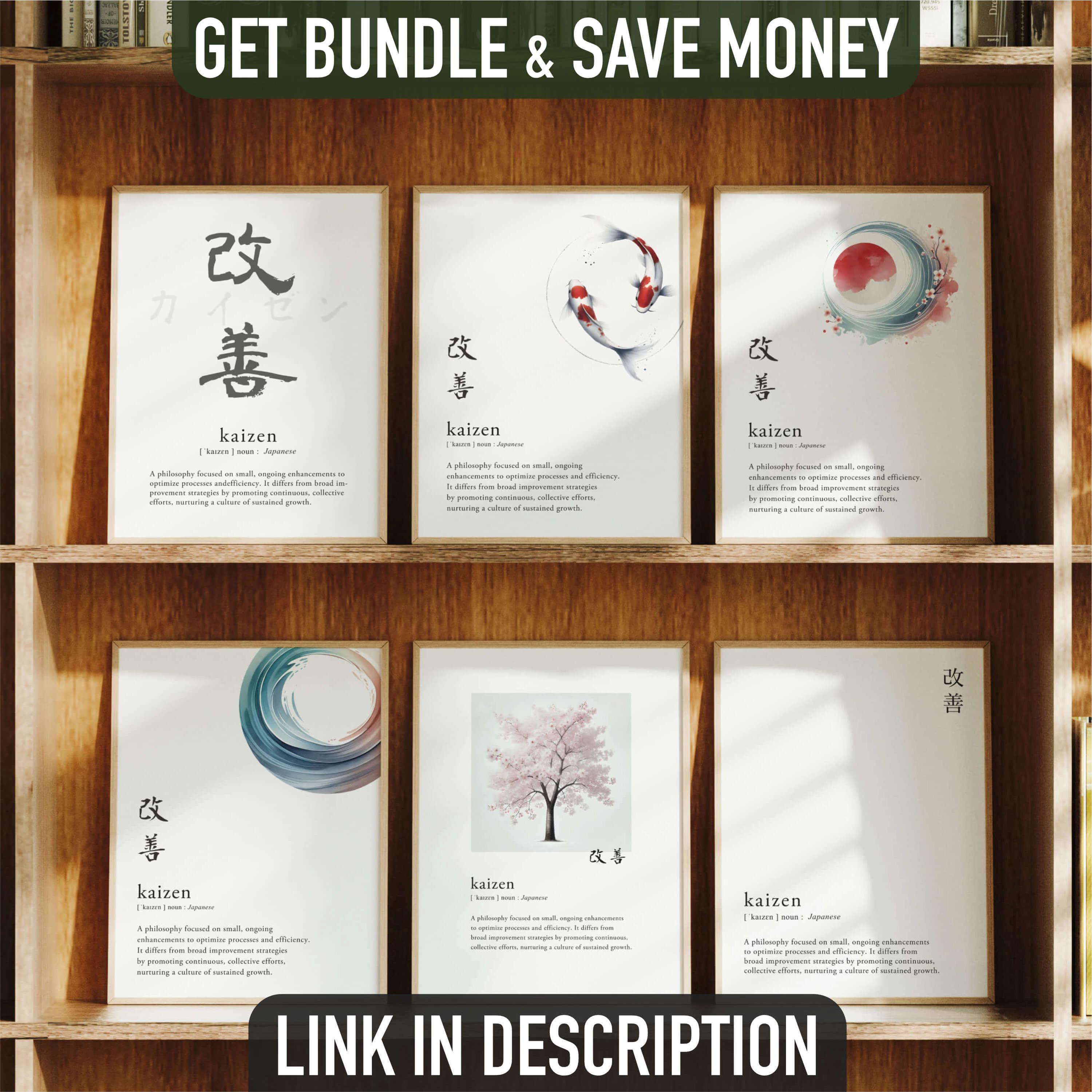 Kaizen Definition Print Workplace Motivation Japanese Language Kanji ...