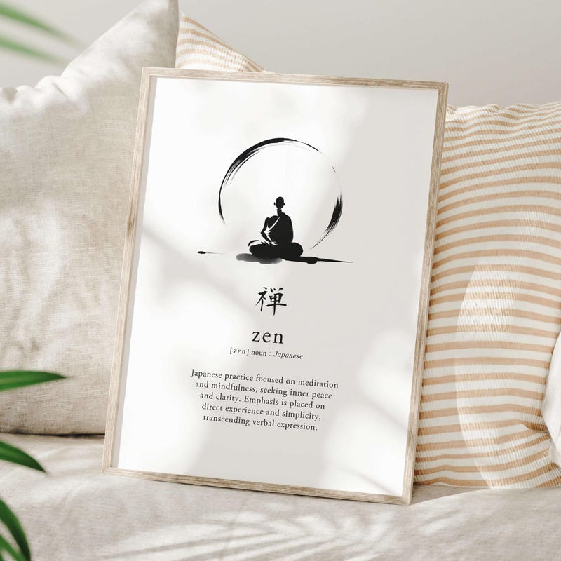 Zen Poster - Etsy