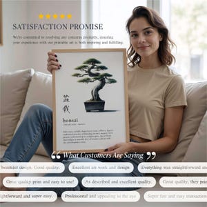 Unique Bonsai Definition Digital Printable Wall Art: Japanese Language ...