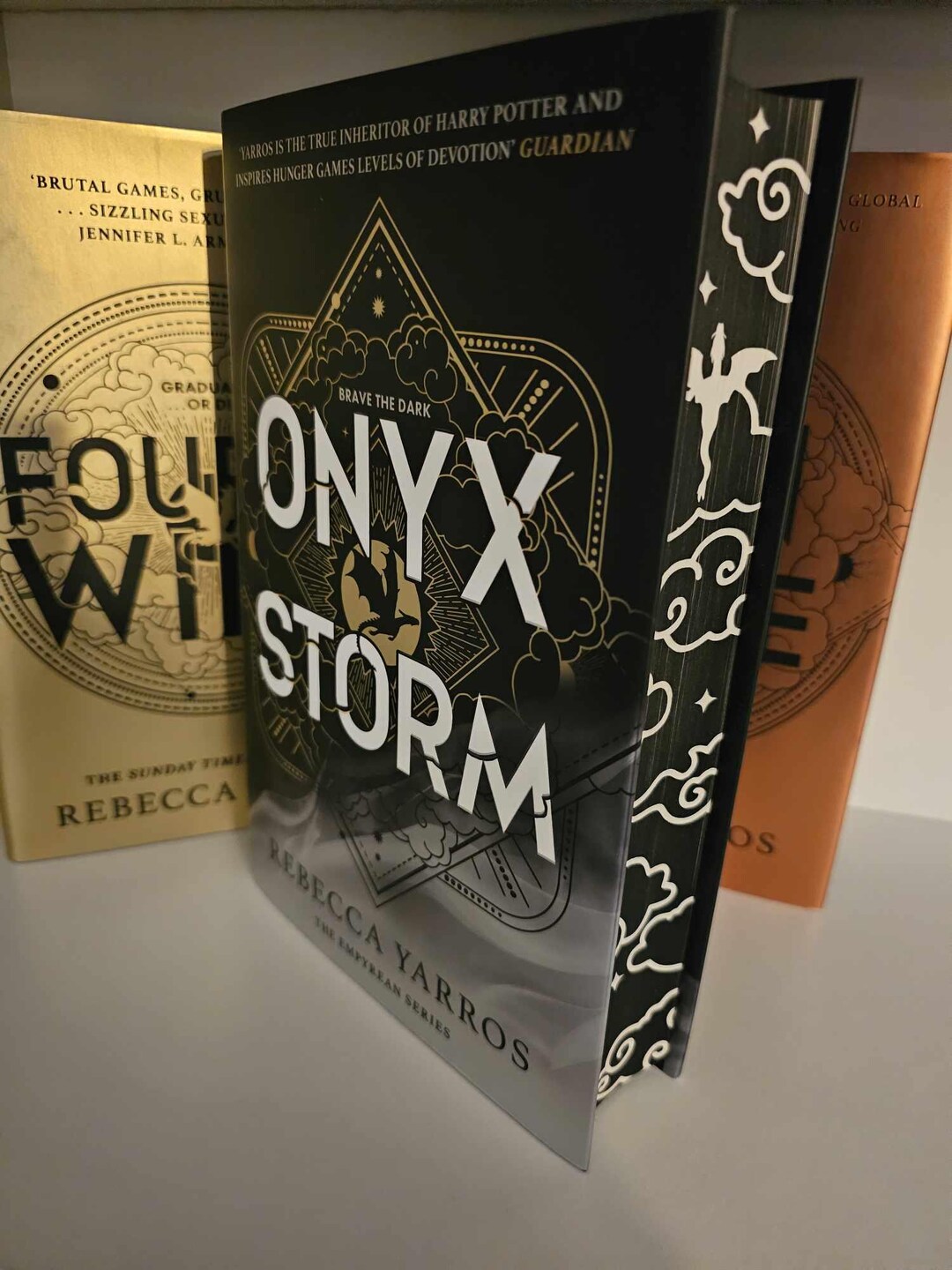 Onyx Storm Hardback Book Edge Stencil - Etsy