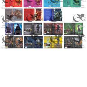 Sarah J Maas Mini Book Covers - Etsy Australia