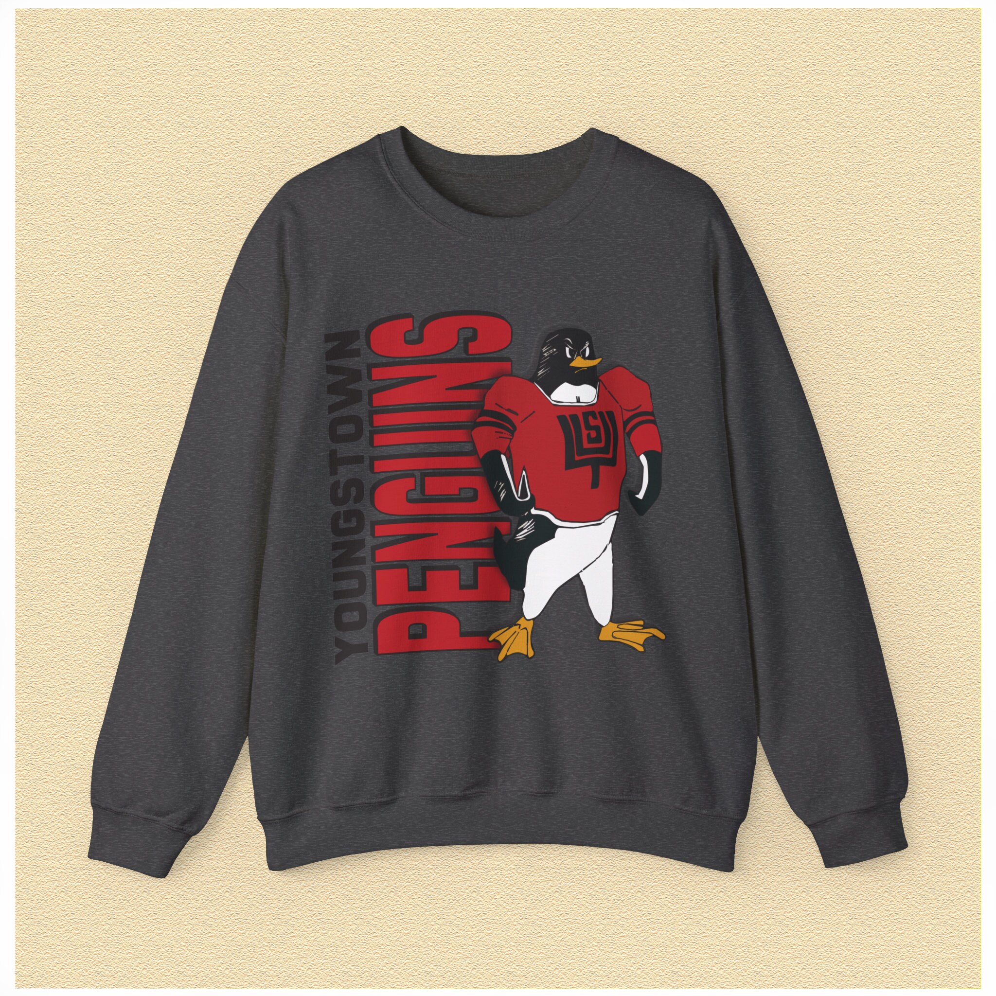 Youngstown State University Vintage Pete the Penguin Pullover Unisex - Etsy