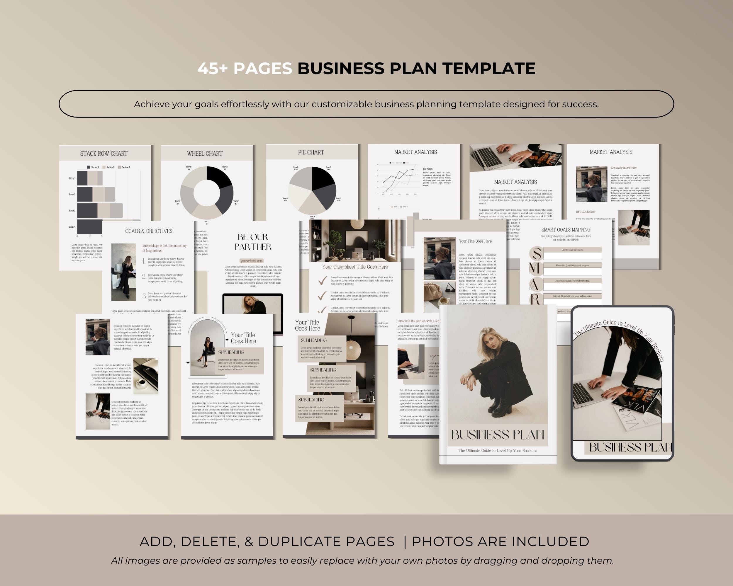 Business Plan Workbook, Start up Business Plan, Brand Analysis ...