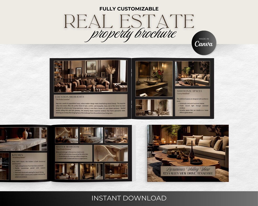 Property Brochure Catalog, Real Estate Brochure, Real Estate Marketing ...
