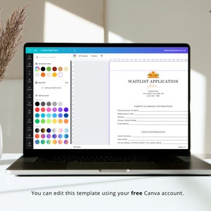 Daycare Waitlist Application Form, Childcare Waitlist Request Form ...