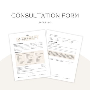 IV Therapy Template, IV Therapy Consent, Intravenous Therapy, Med Spa ...