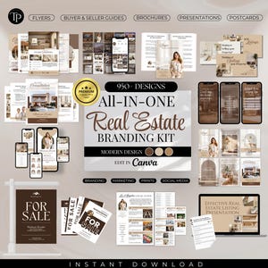 950+ Designs Real Estate Full Bundle Kit, Real Estate Templates, Seller ...