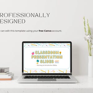 Classroom Daily Slides, Class Slide Deck, School Teacher Powerpoint ...