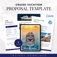 Celebrity Edge Proposal Template - Etsy