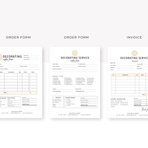 Event Decorating Services Contract, Client Service Agreement, Editable ...
